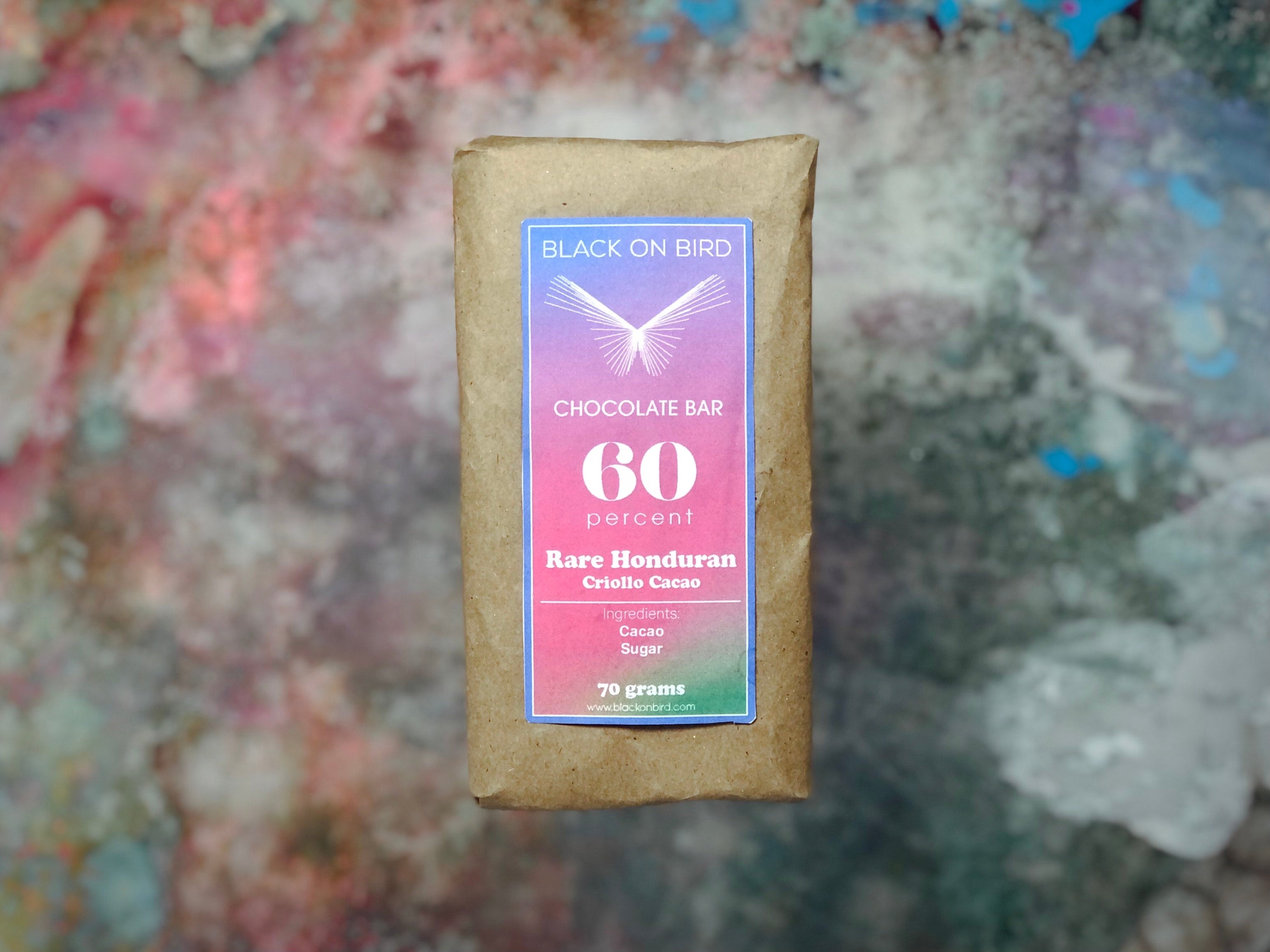 Rare Honduran - 60 Percent Criollo Chocolate Bar | Black on Bird ...